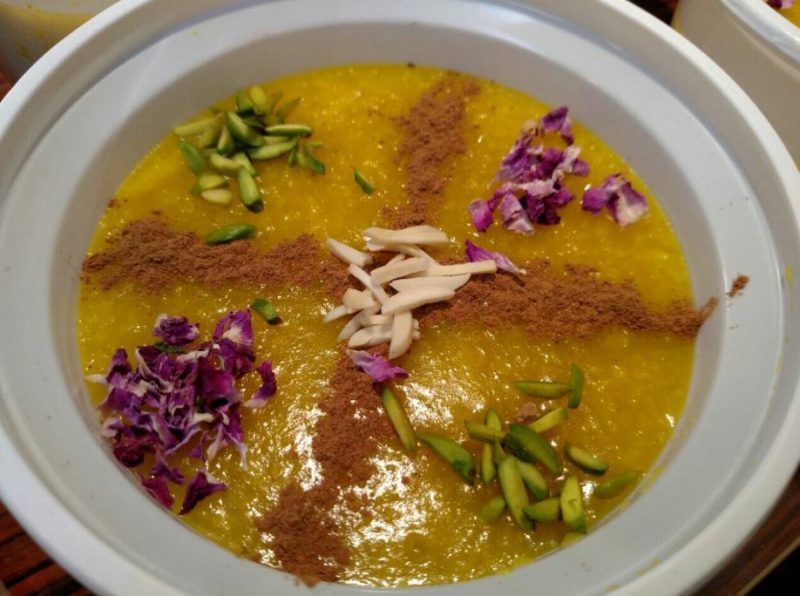 Healing Power of Persian Kachi Pudding for Postpartum Recovery